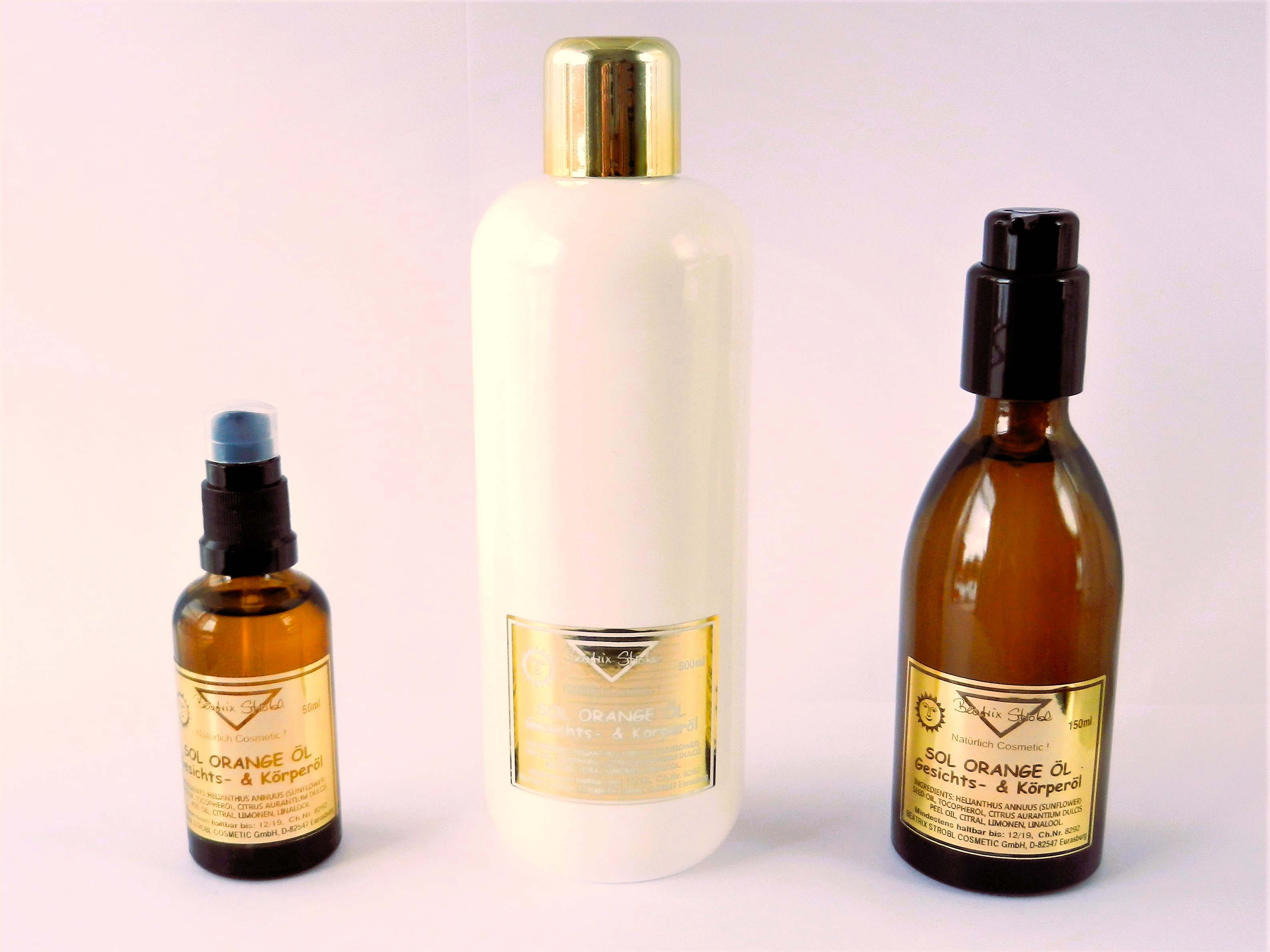 SOL ORANGE ÖL | ÖLE für MASSAGE & KÖRPERPFLEGE | Beatrix Strobl Cosmetics